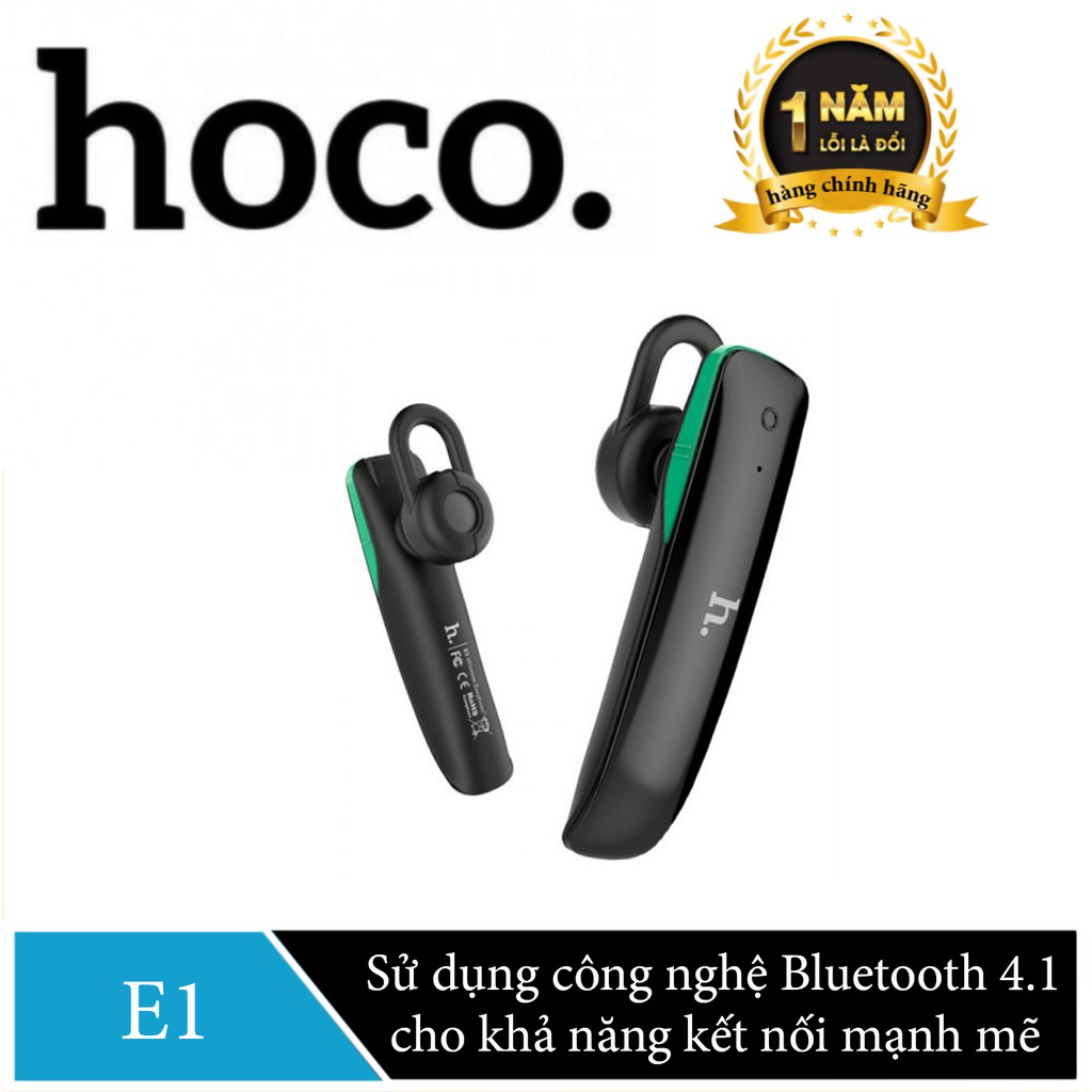 Tai nghe Bluetooth Hoco E1 V4.1 - Hãng phân phối chính thức | Shopee ...