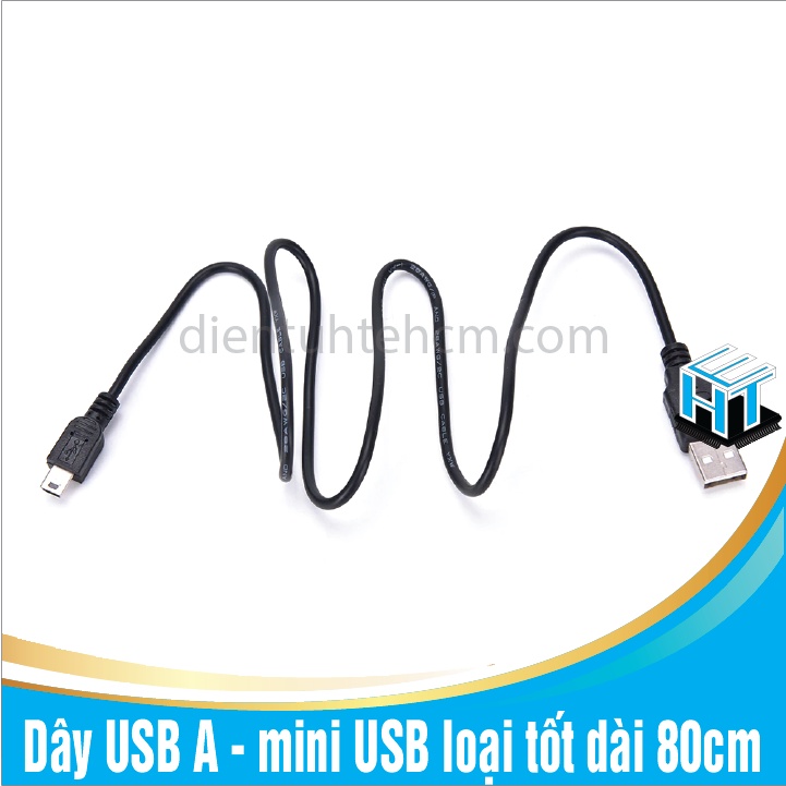 Dây USB A - mini USB loại tốt dài 80cm | Shopee Việt Nam