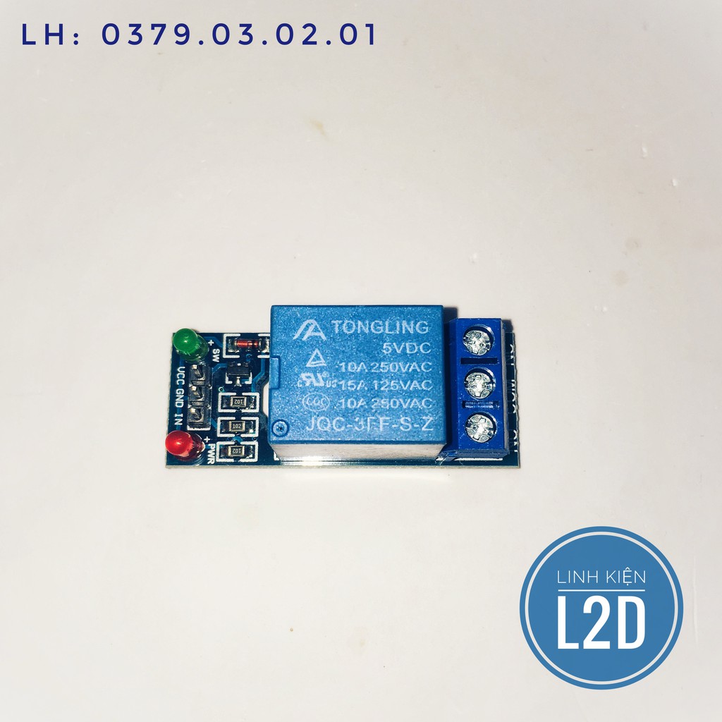 Module rờ le 1 kênh 5v 10a - relay 5v 10a [L2D] | Shopee Việt Nam