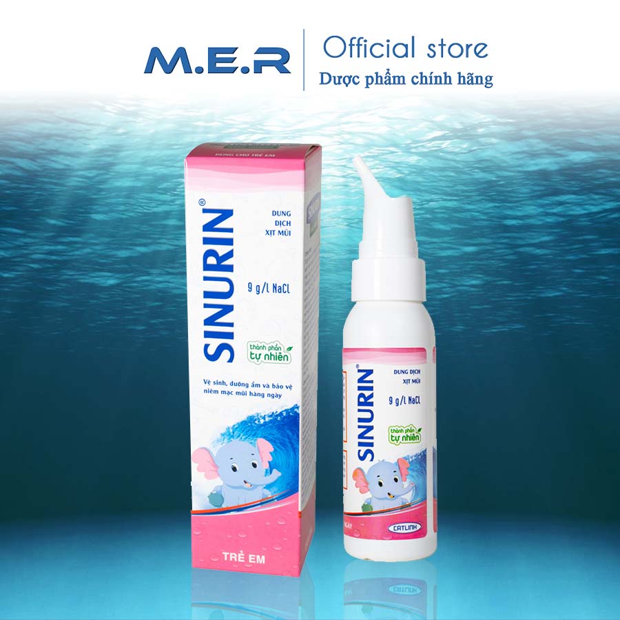 Xịt nước muối biến đẳng trương và ưu trương Sinurin | Shopee Việt Nam