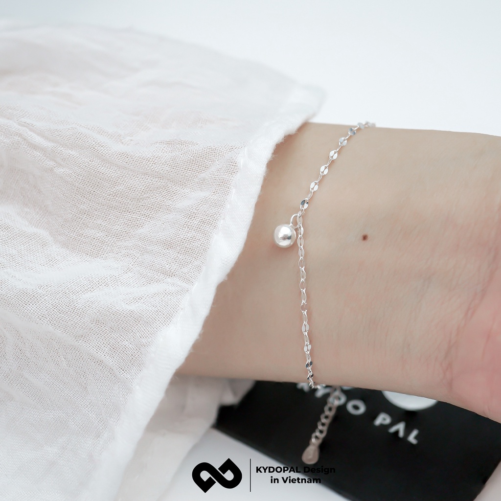 Lắc chân bạc 925 KYDOPAL vòng tay nữ cá tính trang sức bạc cao cấp ...