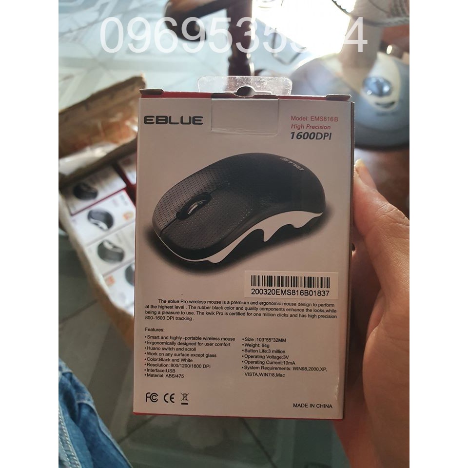 Chuột không dây EBLUE EMS816B chính hãng | Shopee Việt Nam