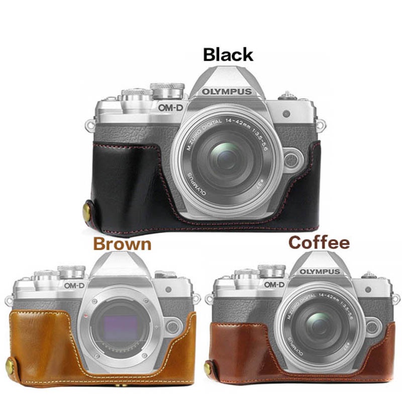 Bao da máy ảnh PU cho Olympus OM-D OMD E-M10 Mark III EM10III EM10 M3 ...