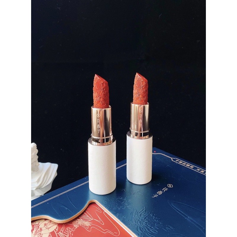 Son vỏ sứ Florasis Hoa tây tử thân son khắc họa tiết làm gốm sứ ...