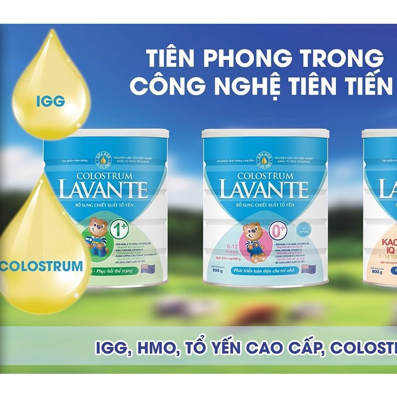 Sữa Bột Colostrum Lavante Chiết Xuất Tổ Yến Phát Triển Chiều Cao Trí ...