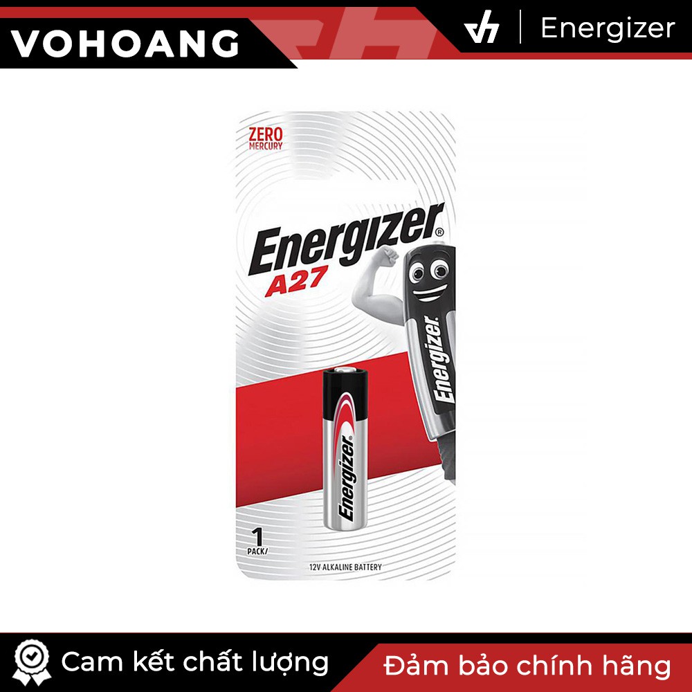 Pin Energizer A27 Alkaline - Pin cửa cuốn, cửa cổng, khóa điều khiển từ ...