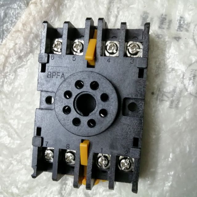 Đế rờ le đồng hồ nhiệt 8 chân tròn lớn 8PFA | Shopee Việt Nam