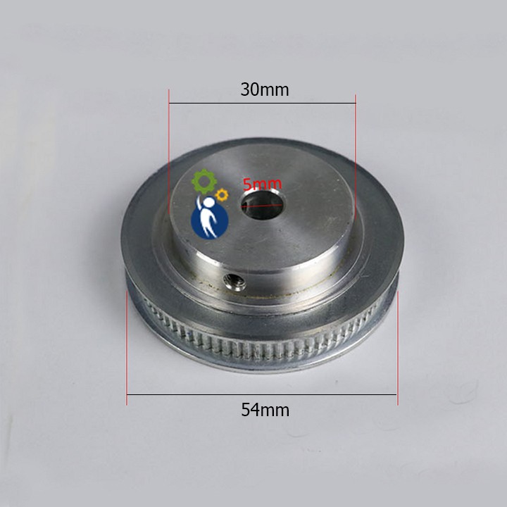 Buly, Puly, Pulley Trục 5mm - 80 Răng sử dụng với dây đai 2GT-6mm ...