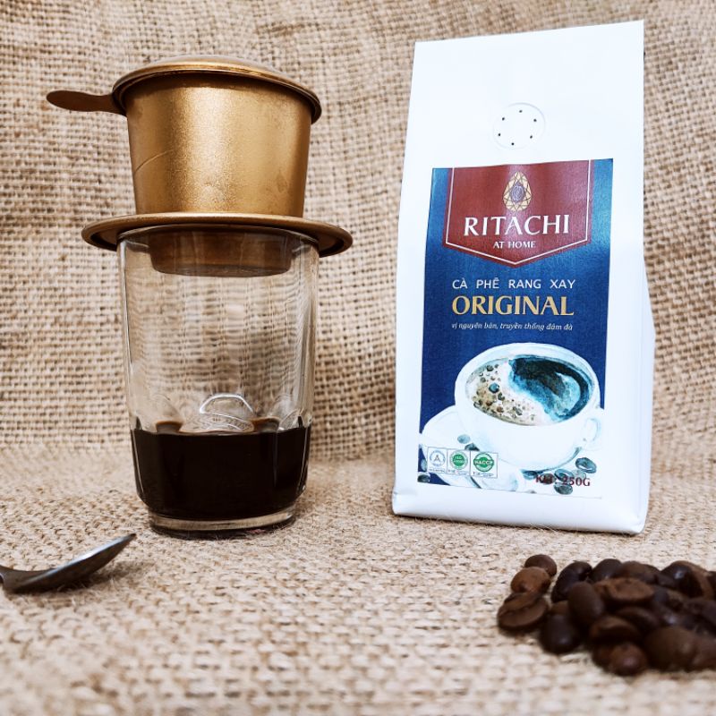 Cà phê rang xay RITACHI ORIGINAL Gu mạnh đậm đà vị nguyên bản phù hợp ...