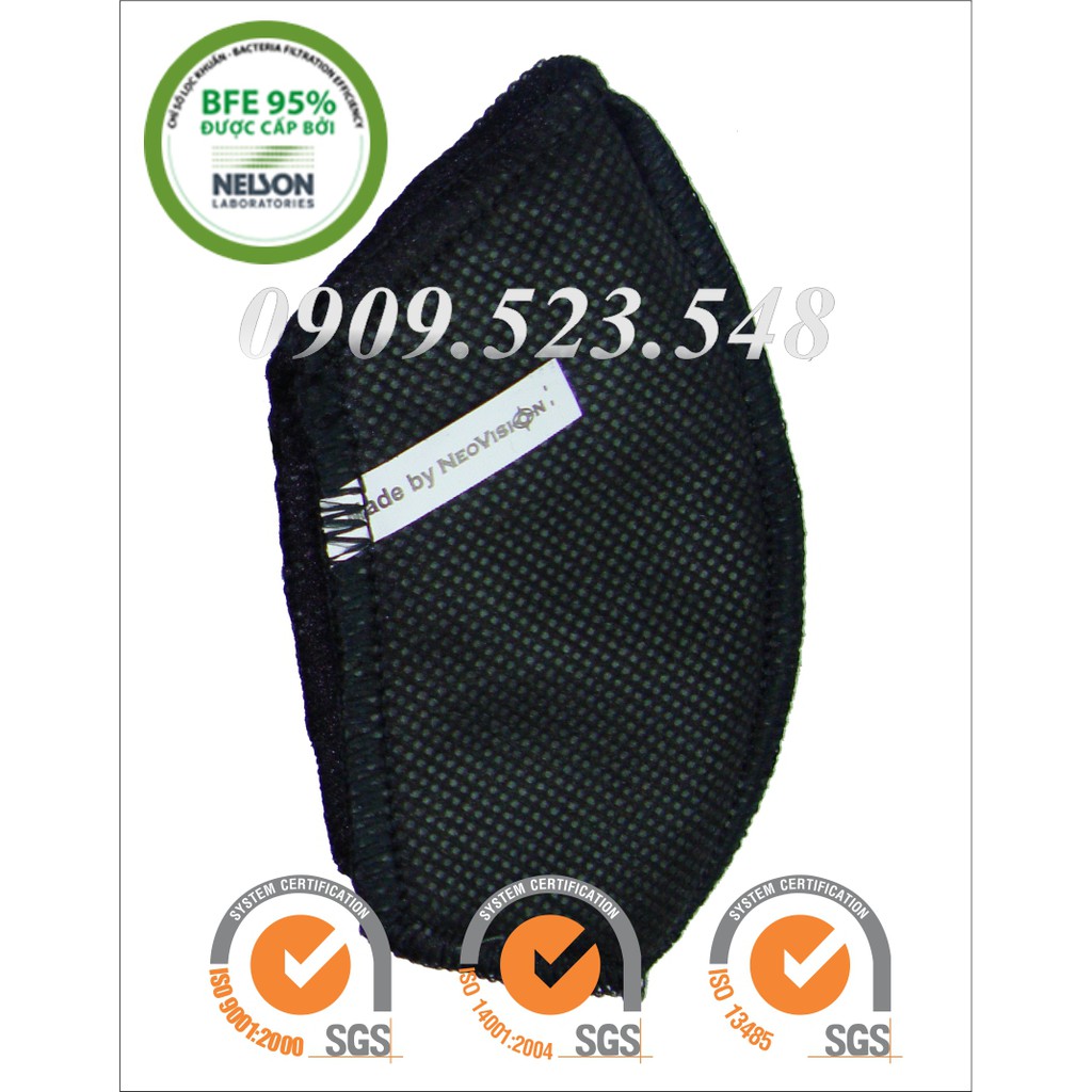 Bộ lọc của khẩu trang Neomask NC95, bộ lọc than hoạt tính dùng cho khẩu ...