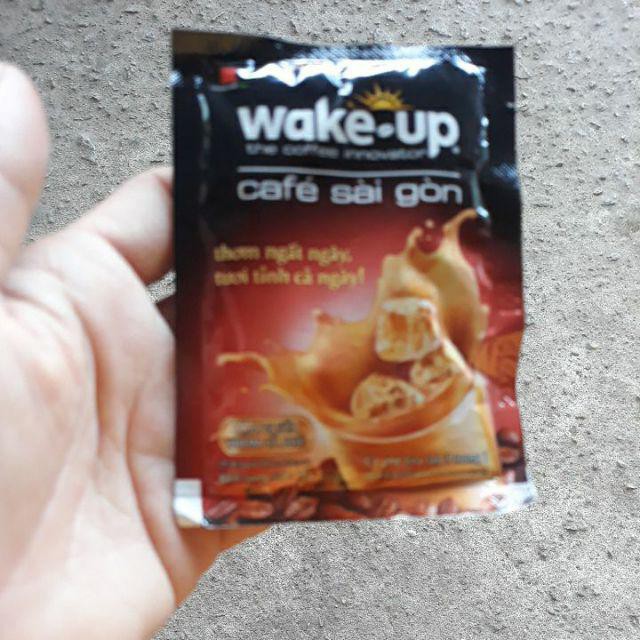 Cafe Wake-up Sài Gòn 3 gói (1 gói x 19g) / ; , | Shopee Việt Nam