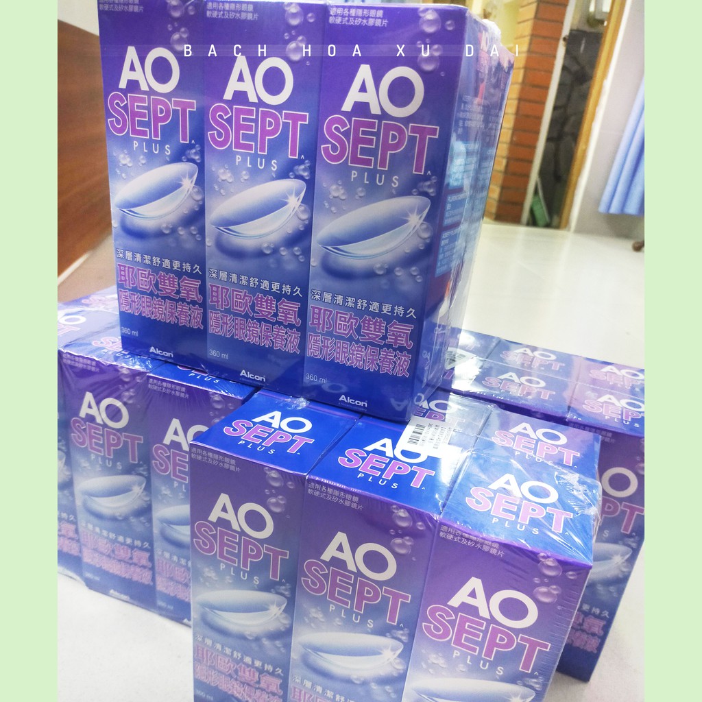 [Combox6] AoSept Plus Dung dịch sát khuẩn tự động cho kính áp tròng 360ml | Shopee Việt Nam