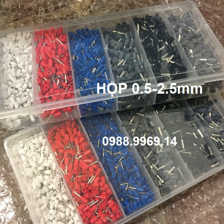 KÌM BẤM ĐẦU COS PIN RỖNG 0.25-10mm2 KÈM HỘP 1600 COS PIN | Shopee Việt Nam