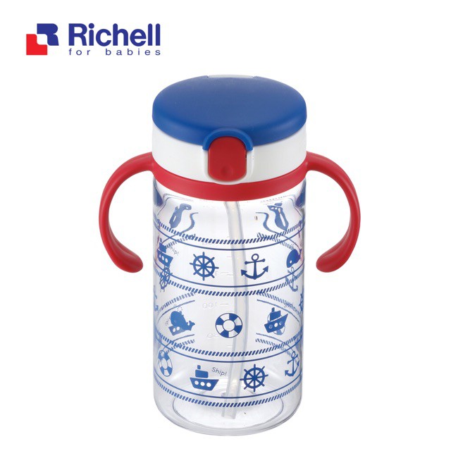 Cốc ống hút Richell 200ml/320ml chính hãng (Nhật Bản) | Shopee Việt Nam