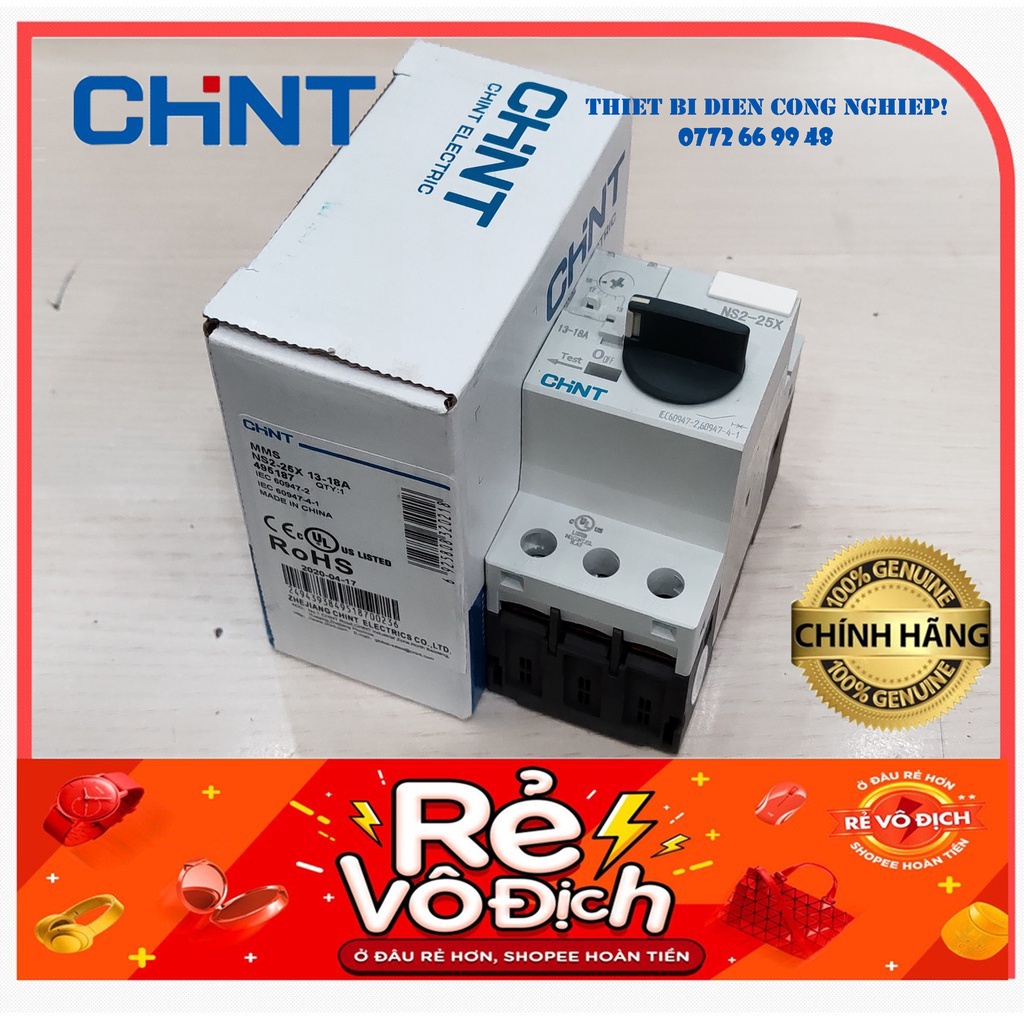 CB chỉnh dòng NS2-25X Chint | Shopee Việt Nam