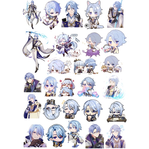 sticker Kamisato Ayato genshin impact ảnh dánKamisato Ayato genshin ...