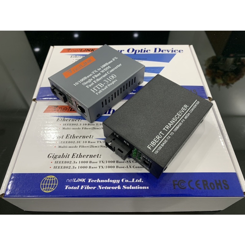 Bộ chuyển đổi quang điện Netlink 1 ra 4 Cổng LAN HTB-3100/SF1004D (tốc độ 10/100) | Shopee Việt Nam
