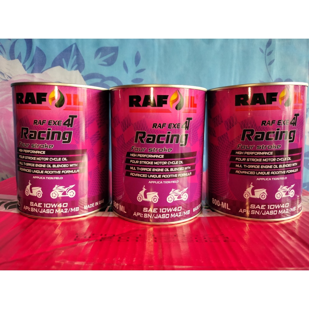 Dầu nhớt Rafoil 10W40 100% tổng hợp, 800ml, made in UAE dành cho những ...