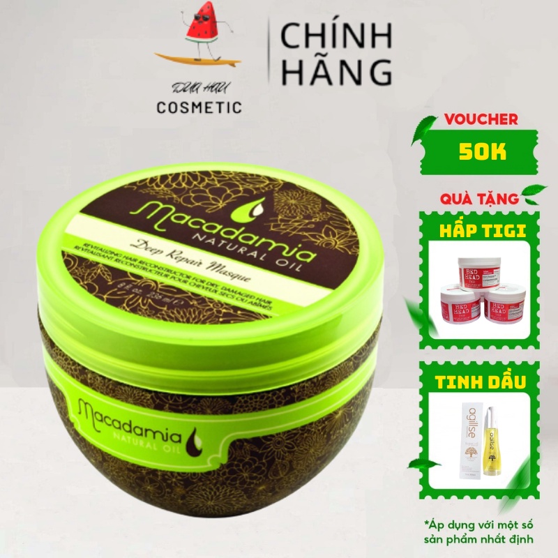 Kem Hấp Phục Hồi Tóc Hư Tổn Macadamia Deep Repair Masque | Chính Hãng ...
