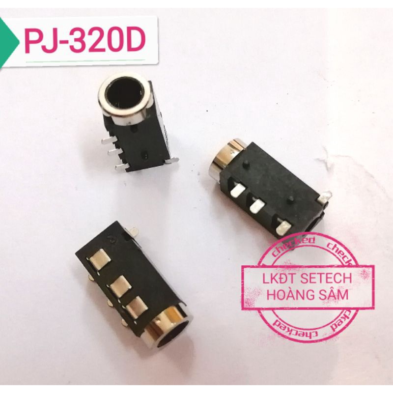 Cổng Jack Audio Stereo PJ-320A PJ-320D 3.5 mm hàn PCB connector PJ320 320A 320D | Shopee Việt Nam