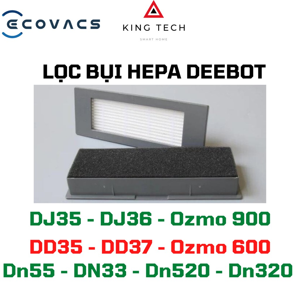 màng lọc Hepa Robot hút bụi Ecovacs Deebot DN55 DN33 DN56 DN520 DN320 ...