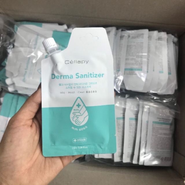Gel rửa tay sát khuẩn Cellapy Derma Sanititer 25ml | Shopee Việt Nam