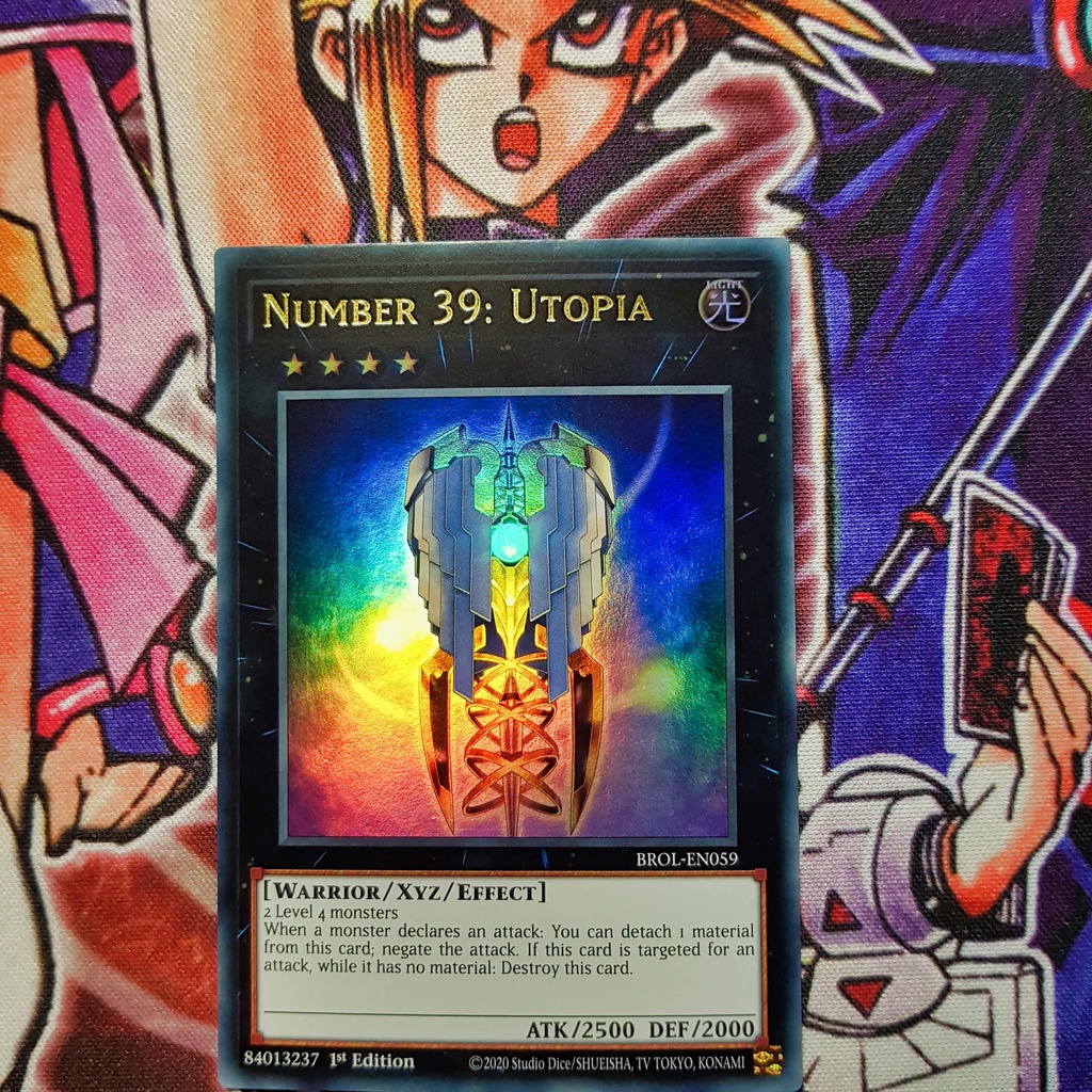Thẻ bài Yugioh chính hãng | Number 39: Utopia | BROL Ultra rare. | Shopee Việt Nam