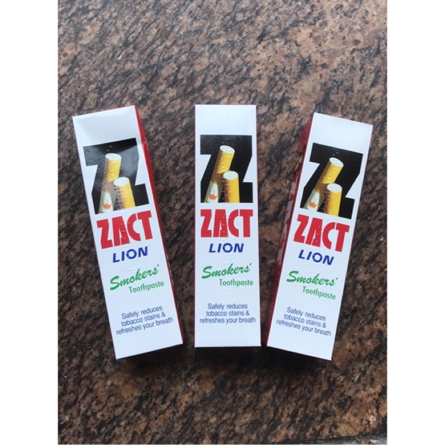 Kem Đánh Răng Zact Lion Thái Dành Cho Người Hút Thuốc 160g | Shopee Việt Nam
