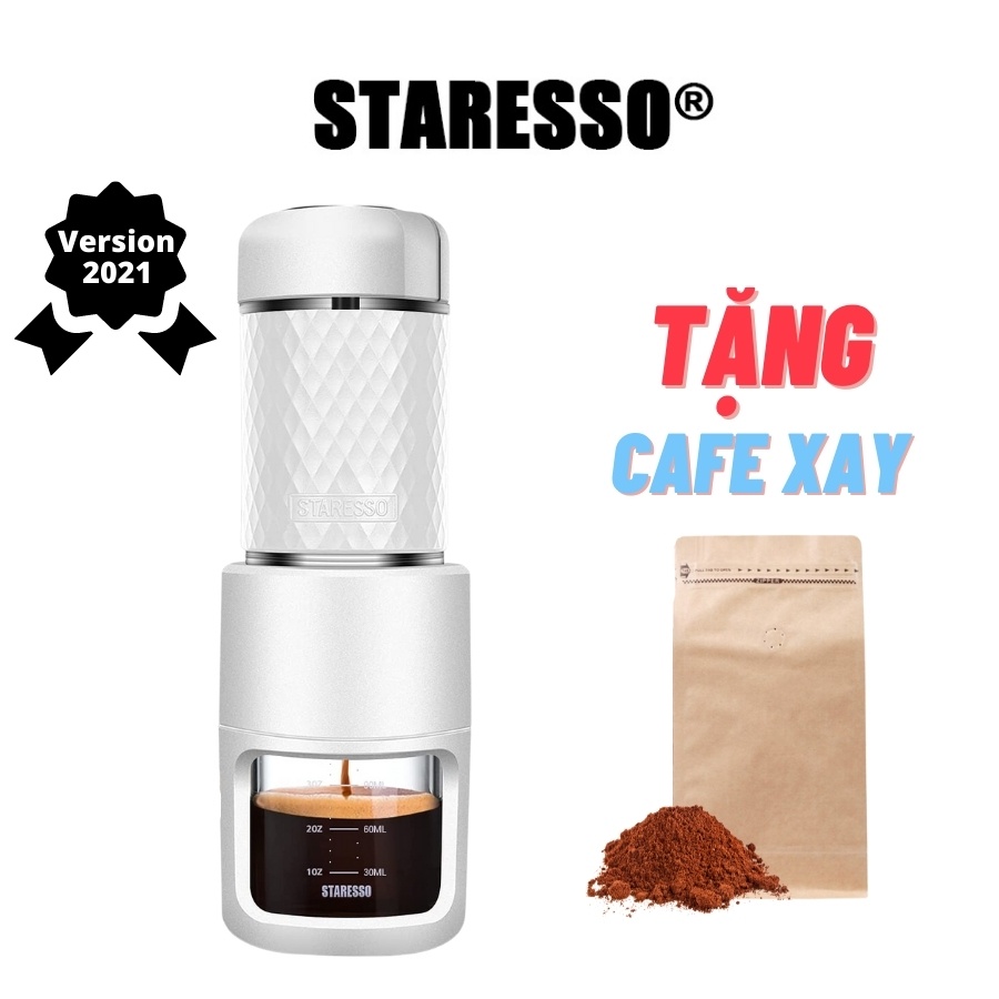 Máy pha cà phê mini Staresso cầm tay Basic du lịch cắm trại máy ép pha cafe cầm tay | Shopee ...