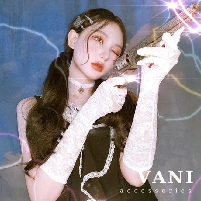 Găng Tay Ren Mỏng Họa Tiết Hoa Nhỏ Cosplay Cô Dâu - Vani Store ...
