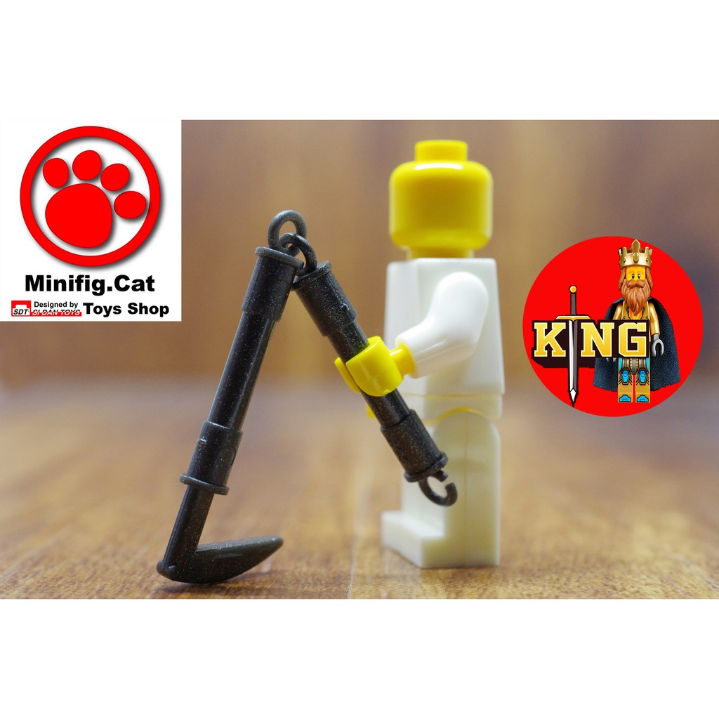 Minifig.Cat Japanese Ninja Sickle(kaMa)-(Lankezkan) -Metallic Speckle ...