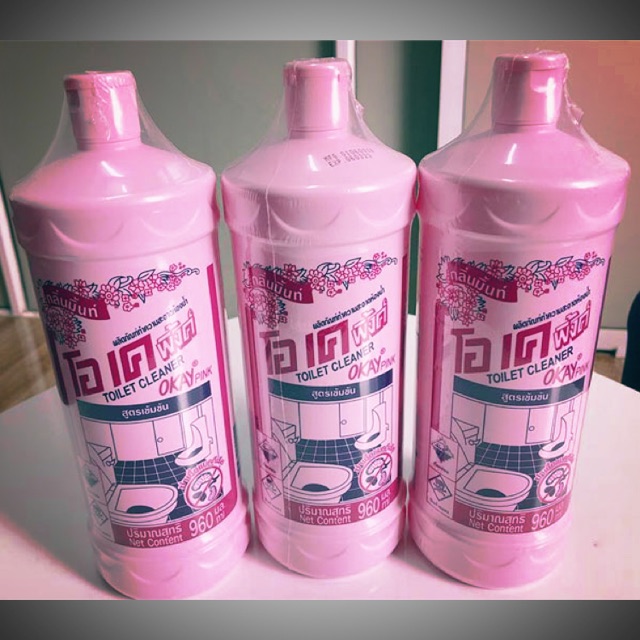 Nước tẩy bồn cầu ToiLet Cleaner Okay Pink Thái Lan | Shopee Việt Nam