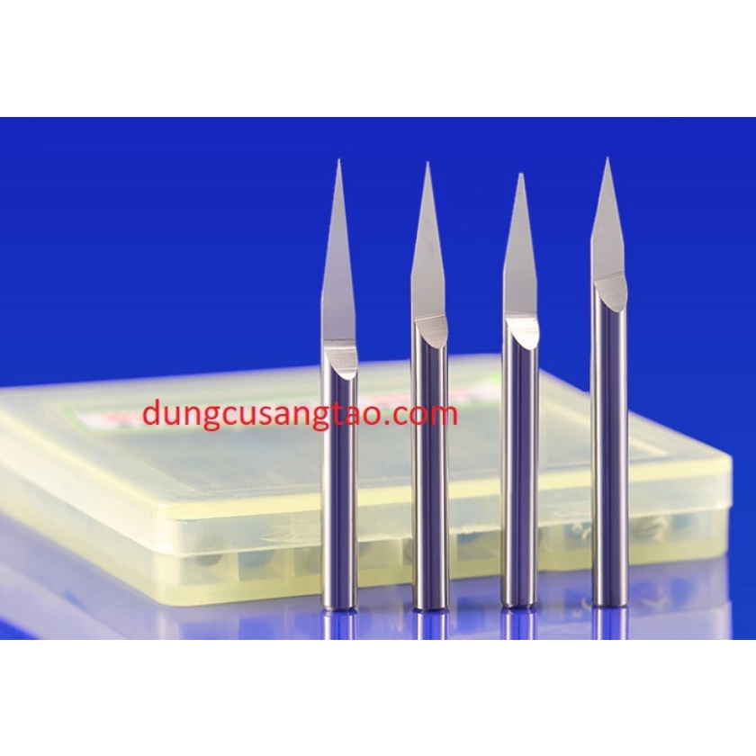 Dao khắc CNC V3 Metal cốt 3.17mm khắc nhôm, đồng, khắc gỗ, nhựa, acrylic Dao khắc kim loại V3 ...