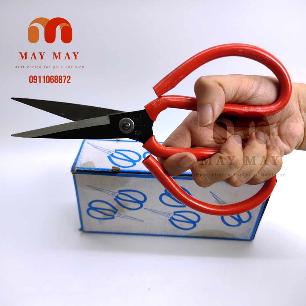 Kéo mổ túi - Kéo bổ cơi T01 cán đỏ lưởi đen loại nhì | Shopee Việt Nam