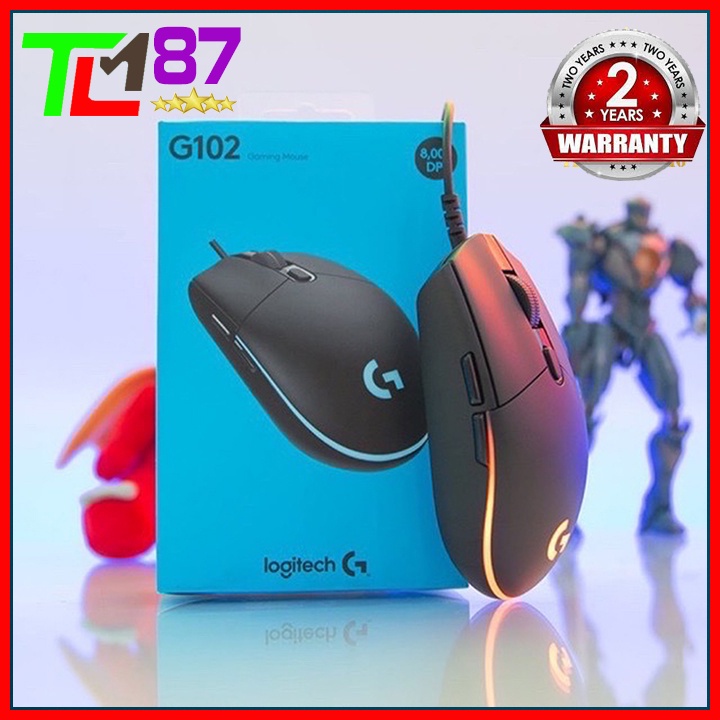 Chuột Máy Vi Tính PC Laptop Đèn LED Có Dây LOGITECH G102 - Chuột Gaming Mouse Chuyên Game ...
