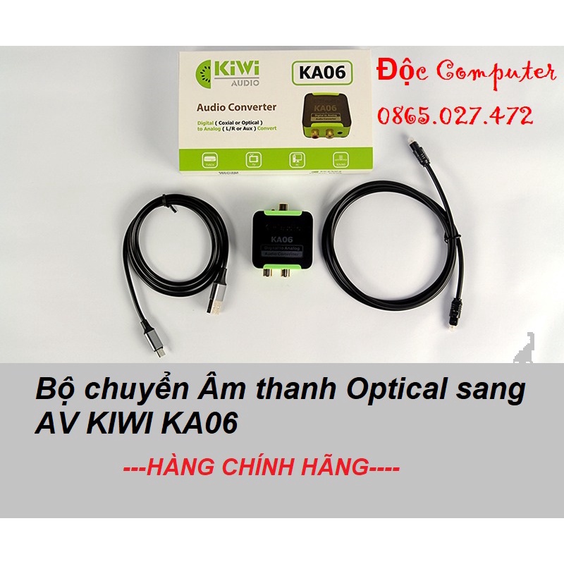 Bộ chuyển đổi âm thanh quang Cao Cấp Kiwi KA06 Ka03 Ka03 pro - Bảo hành ...