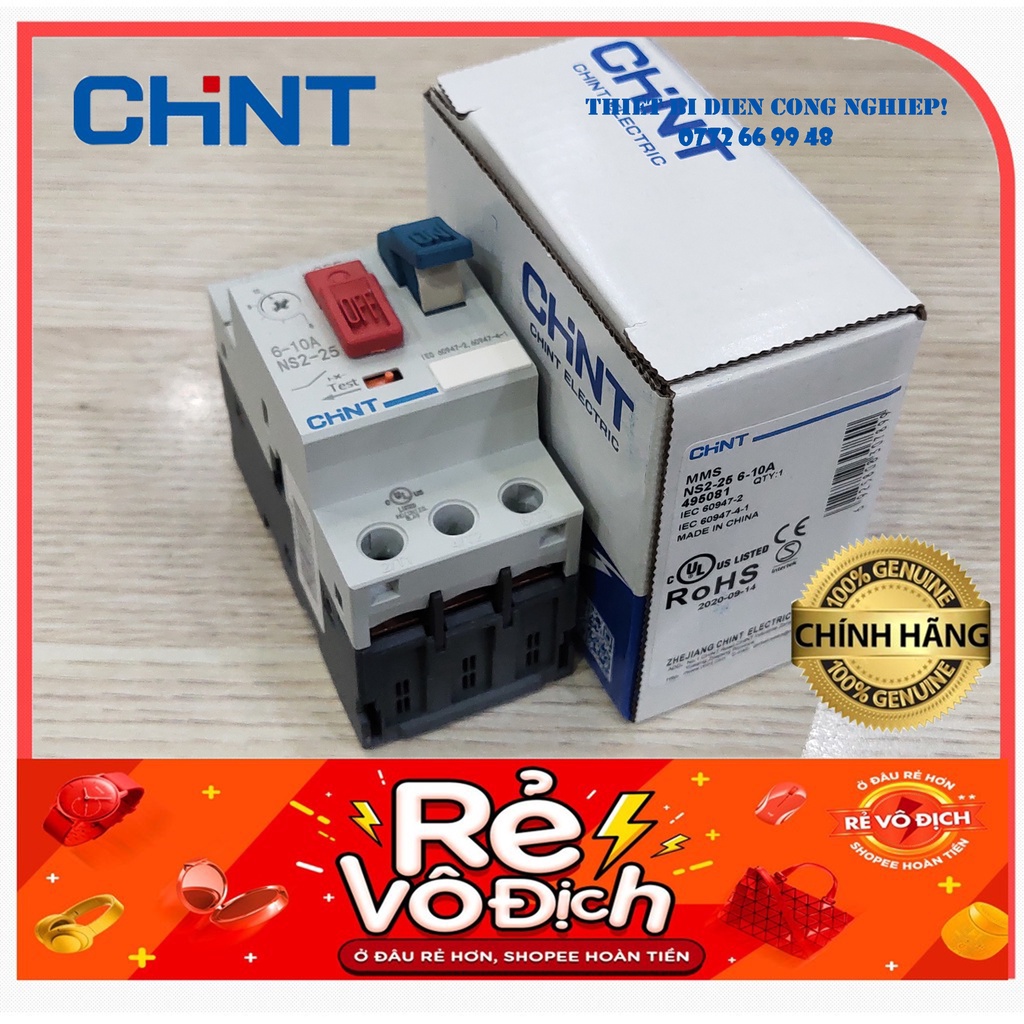 CB chỉnh dòng NS2-25 Chint | Shopee Việt Nam
