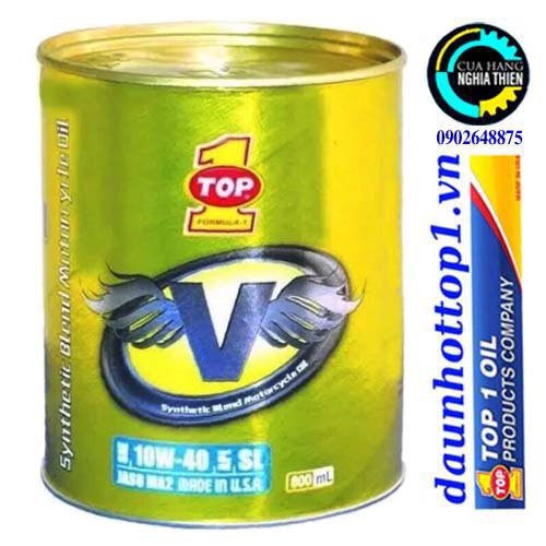 Nhớt TOP1 V 10W-40 0,8Lít XE SỐ- XE CÔN TAY | Shopee Việt Nam