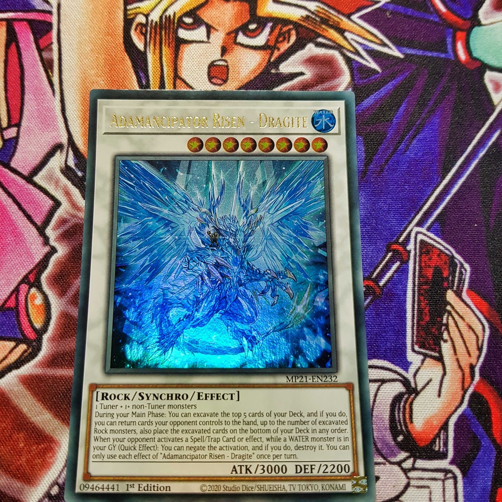 Thẻ bài Yugioh chính hãng | Adamancipator Risen - Dragite | MP21 Ultra rare. | Shopee Việt Nam