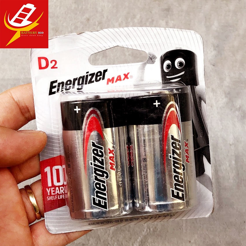 Pin đại D Energizer Alkaline 1.5v Max E95 - Chính Hãng - Vỉ 2 viên ...