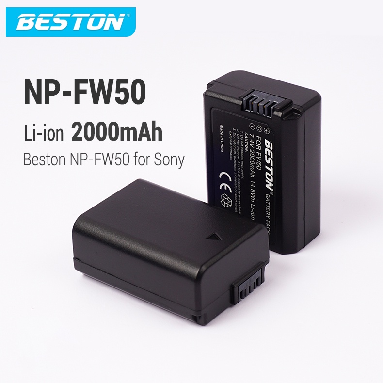Pin Máy Ảnh SONY NP-FW50 Beston 2000mAh dùng cho máy ảnh sony a6400 ...