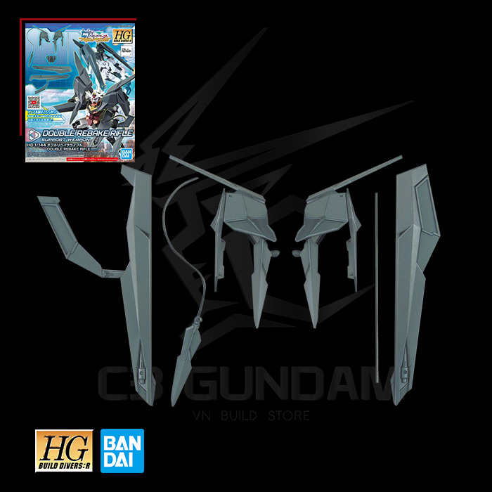 MÔ HÌNH GUNDAM BANDAI HG 040 1/144 DOUBLE REBAKE RIFLE HGBC BUILD CUSTOM PART HGBD:R BUILD DIVER ...