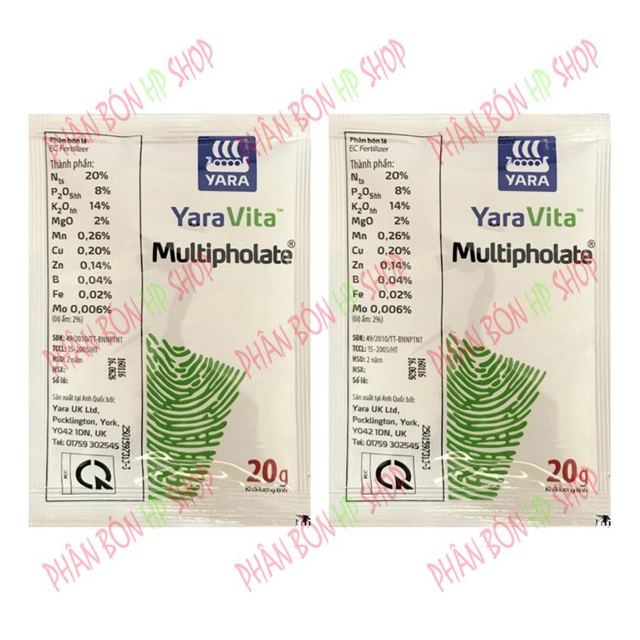 BỘ 2 GÓI PHÂN BÓN LÁ TĂNG KHẢ NĂNG SINH TRƯỞNG MULTIPHOLATE HOPTRI ...