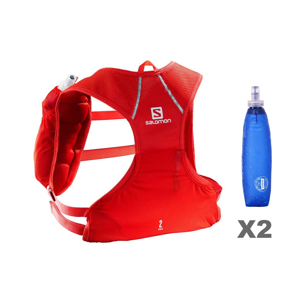 VEST NƯỚC CHẠY BỘ TẶNG KÈM 2 BÌNH NƯỚC 250ML SALOMON AGILE 2 SET ...