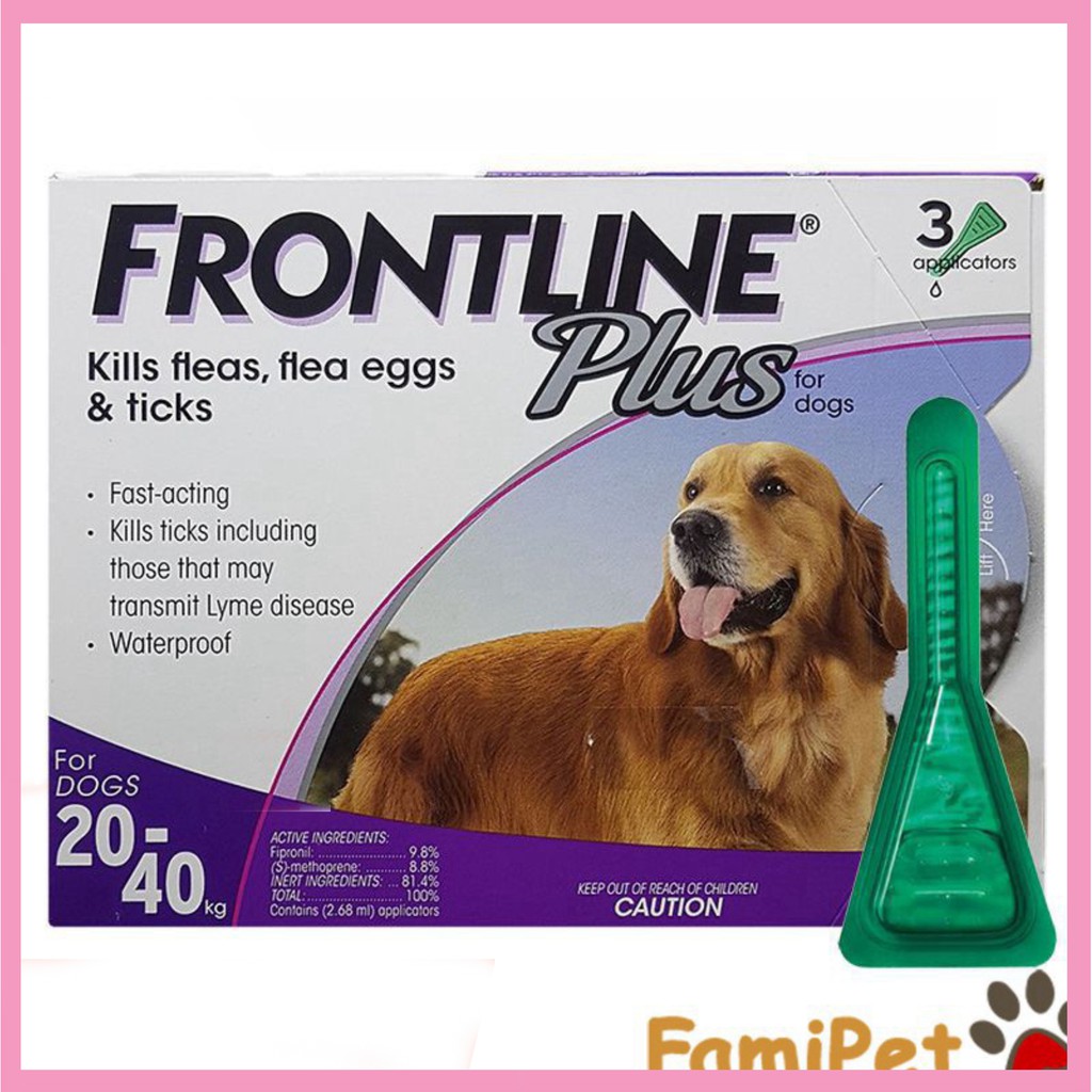 Thuốc Trị Ve Rận Cho Chó - Nhỏ Gáy Trị Ve Rận Cho Chó Frontline Plus ...