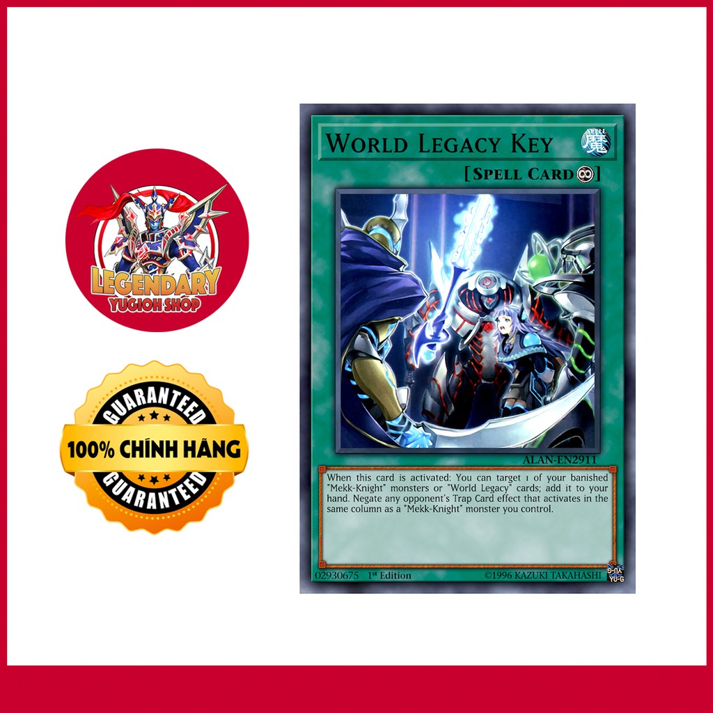 [Thẻ Bài Yugioh Chính Hãng] World Legacy Key | Shopee Việt Nam