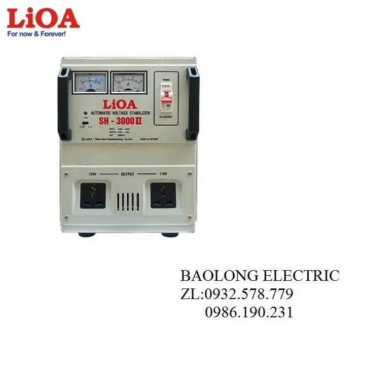 ỔN ÁP LIOA SH 3000II 3KVA,BIẾN THẾ 220V XUỐNG 110V DẢI ĐIỆN 150V-250V | Shopee Việt Nam