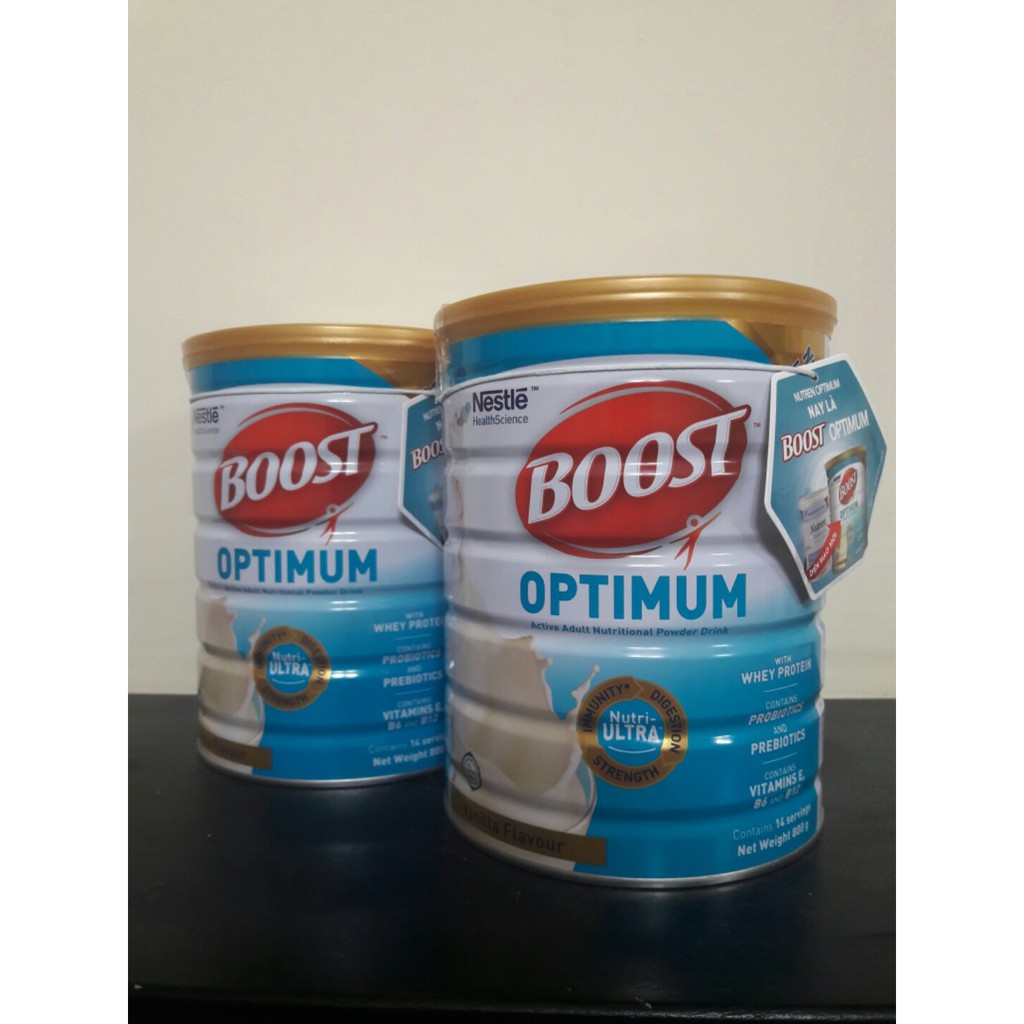 Sữa bột Boost Optimum (Nutren Optimum) 800g Nestlé Thụy Sĩ dành cho người lớn bị bệnh, kém hấp ...
