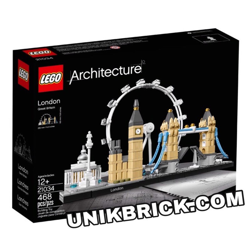 [CÓ HÀNG] Lego UNIK BRICK Architecture 21034 London Kiến trúc thành phố ...