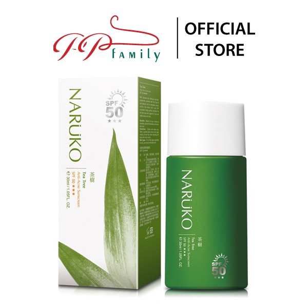 Kem Chống nắng Naruko Tea Tree Anti-Acne Sunscreen SPF50 30ml | Shopee ...